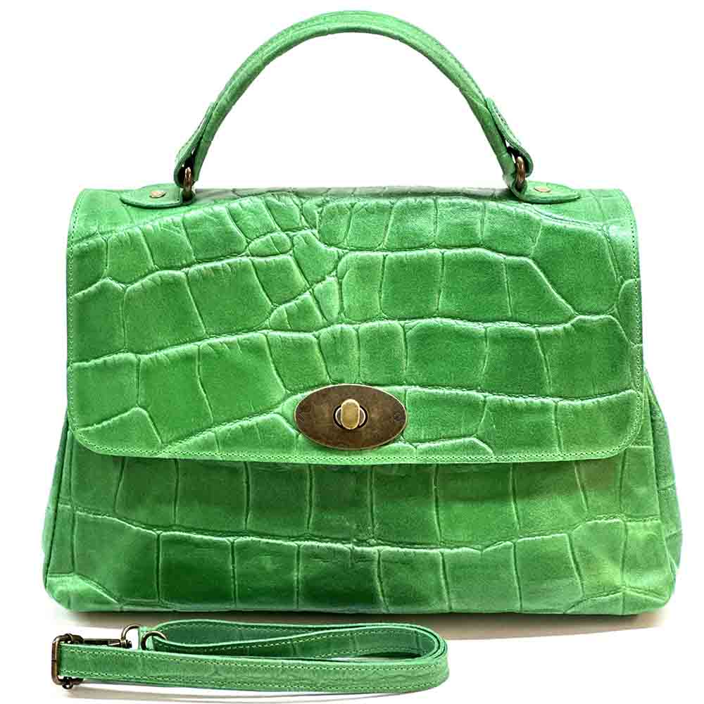 Natalina Leather Messenger Bag | Italian Style – Leather Italiano