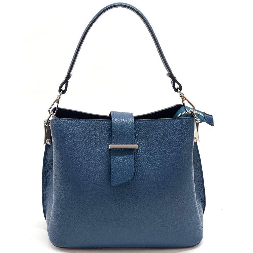 Kristen Italian leather shoulder bag – Leather Italiano