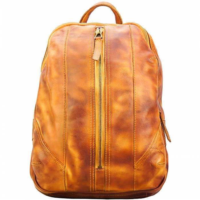Livorno Vintage Leather Backpack: Men's – Leather Italiano