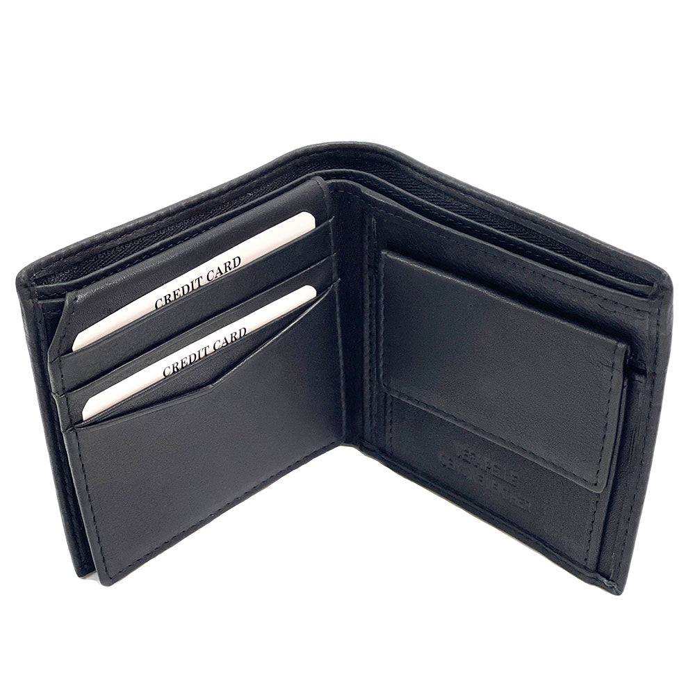 Aaron Leather Wallet: Classic Luxury – Leather Italiano