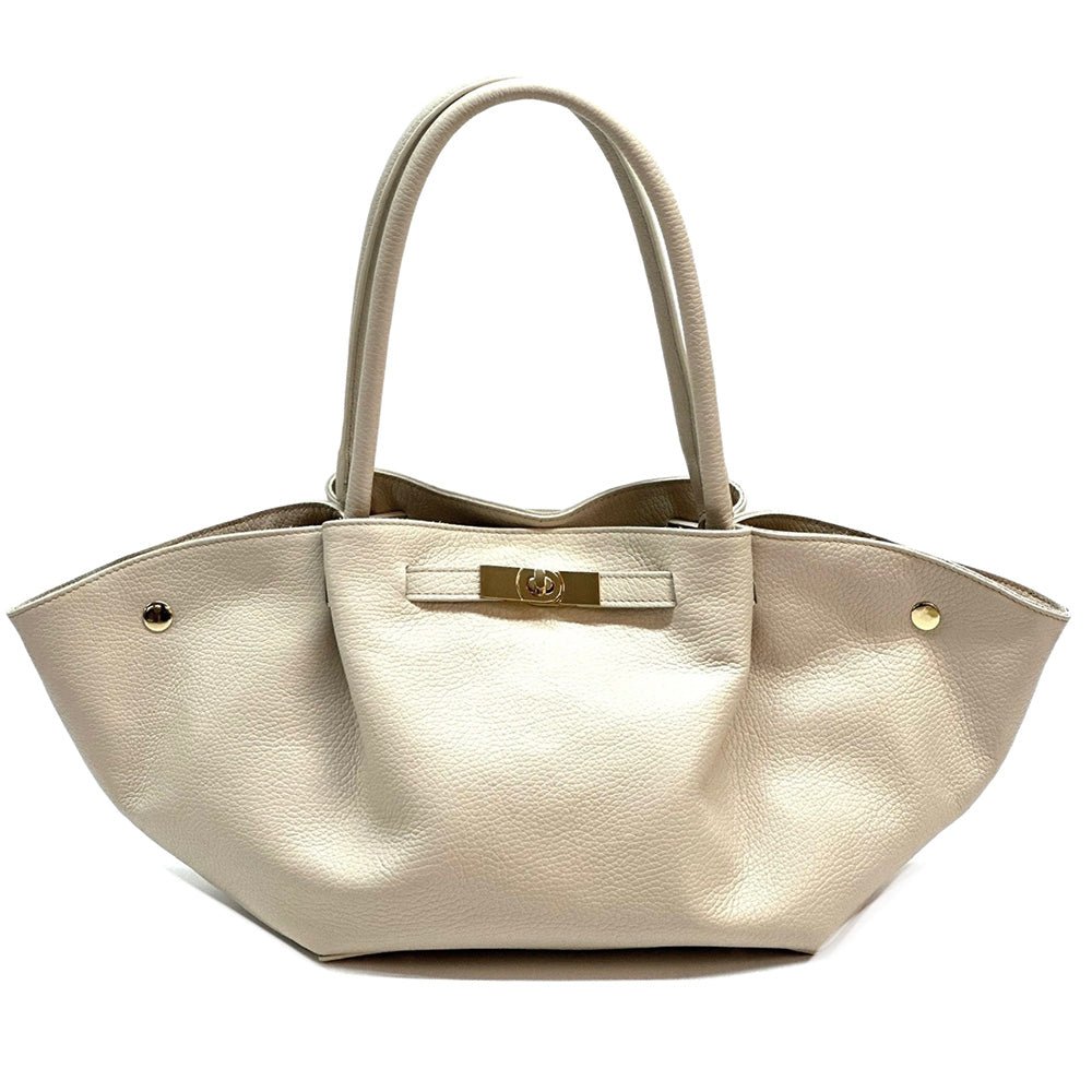 Vivara Italian Full-Grain Leather Tote Bag – Leather Italiano